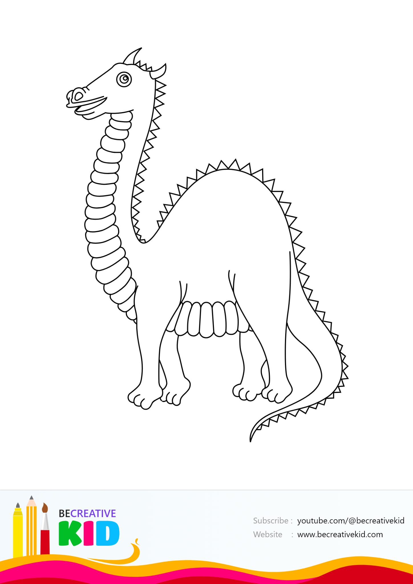 Free coloring pages for coloring Dinosaur pdf download and fill color - how